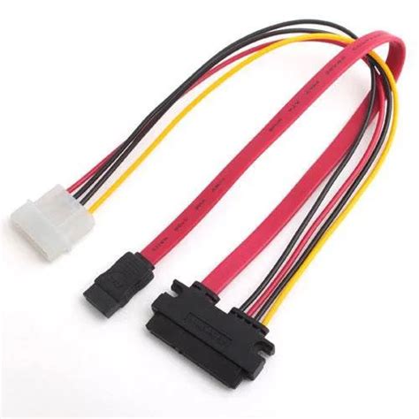 70CM 6Gb S SATA3 15pin To SATA 7pin IDE Molex 4Pin Power Data Combo Cable For PC SATA 3 0