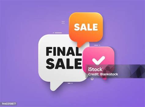 최종 판매 태그 특별 제공 가격 표시 3d 버블 채팅 배너입니다 벡터 개념에 대한 스톡 벡터 아트 및 기타 이미지 개념 광고 구매 Istock