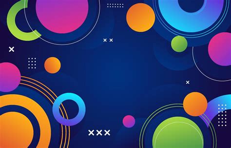 Colorful Abstract Circle Background 7357984 Vector Art At Vecteezy