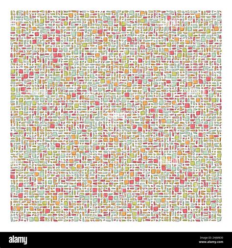 Abstract Offset Quads Generative Art Background Art Illustration Stock