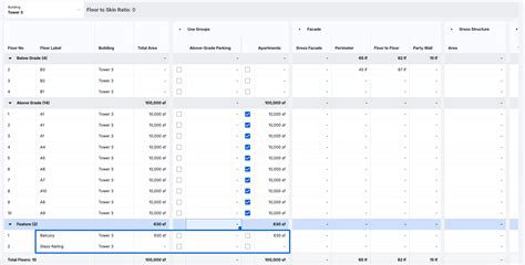 Understanding Features Within Area Sheets Ediphi Help Center