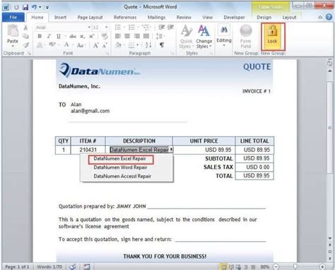 How To Easily Create A Drop Down List In Your Word Document