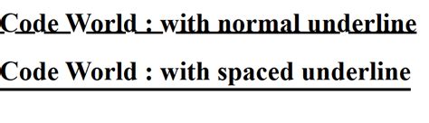 How To Set The Gap Between Text And Underlining Using Css Geeksforgeeks