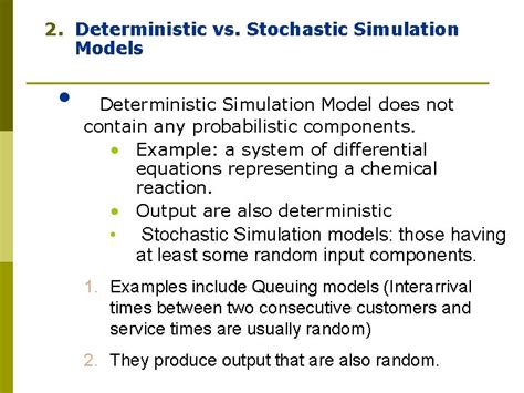 Classification Of Simulation Models 1 Static Vs Dynamic