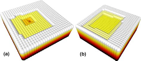 Simulated Etch Pits In The 100 Diamond Surface Created With All