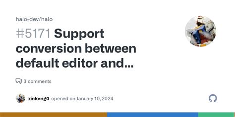 Support Conversion Between Default Editor And Markdown · Issue 5171
