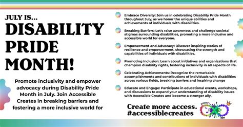 Accessible Creates On Linkedin Disabilitypridemonth Disabilitypride Accessibility…