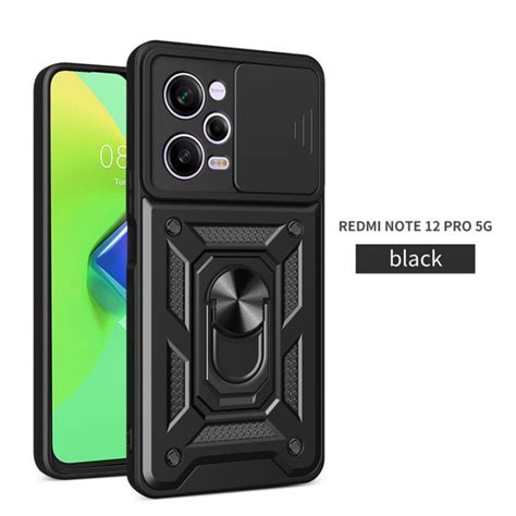 Xiaomi Redmi Note 12 Pro 5G Case Softcase SLIDE ARMOR CAMERA PROTECTION Case Casing Hp Xiaomi