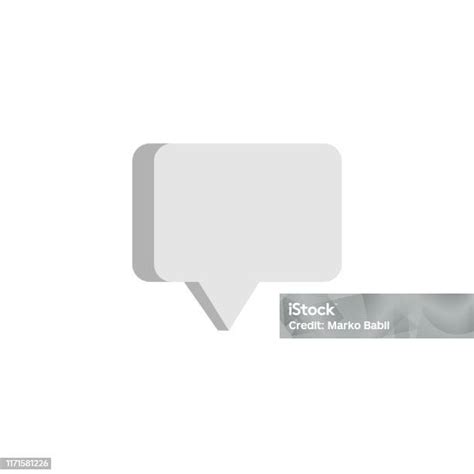 음성 버블 아이콘입니다 3d 디자인의 벡터 일러스트레이션 입체 이미지에 대한 스톡 벡터 아트 및 기타 이미지 입체 이미지 대화 풍선 문자 기호 기포 Istock