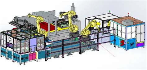 Plastic Injection Loading Unloading Testing Packaging Production Line Automation Line Loading