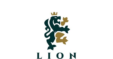 König Der Löwen Heraldik Logo 227463 Templatemonster