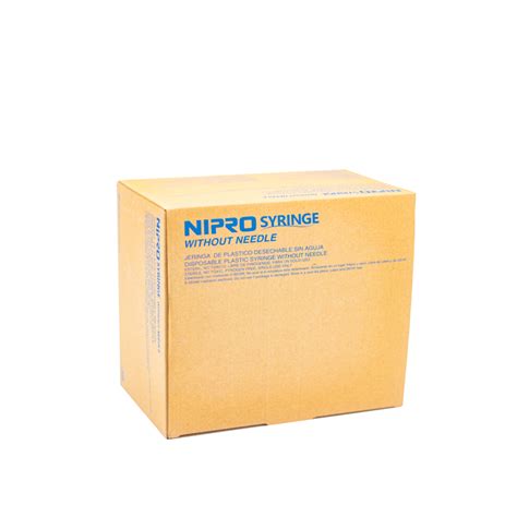 Jeringa Desechable Nipro 1 Médica