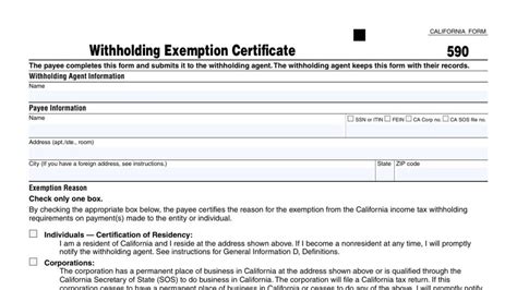California Form 590 2025 2026 Taxgoo