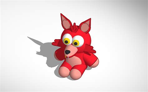 3d Design Foxy Plush Tinkercad