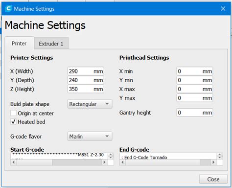 Full Screen Button In Printer Settings Dialog · Issue 5743 · Ultimakercura · Github