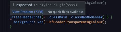 Expected Ts Styled Plugin9999 · Issue 371 · Styled Componentsvscode Styled Components · Github
