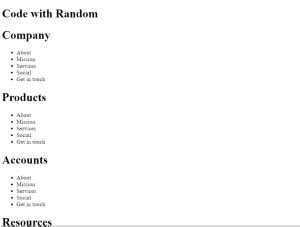 Responsive Footer Using Html And Css