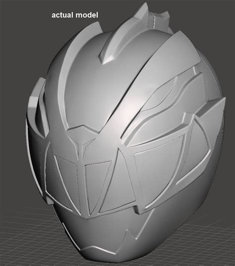 Power Rangers Dino Fury Red Ranger Helmet 3d Model 3d Printable Cgtrader