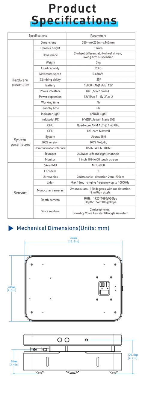 Anseboo Open Sdk Educational Robots Agv Ros Robot Chassis