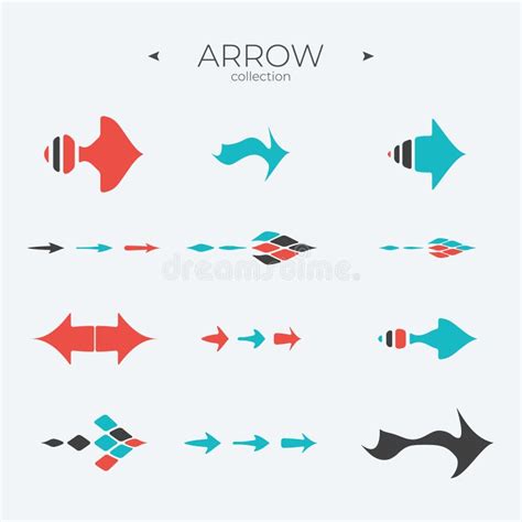 line arrow icon set line icons collection modern vector symbols stock vector illustration