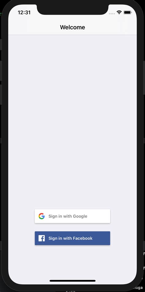 Ios Firebase Login Pre Built Ui Not Showing Sign In With Email Button Stack Overflow