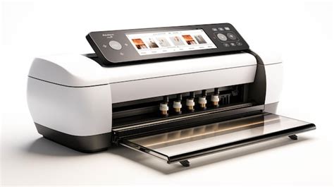 Premium Ai Image Electronic Device Plotter On White Background