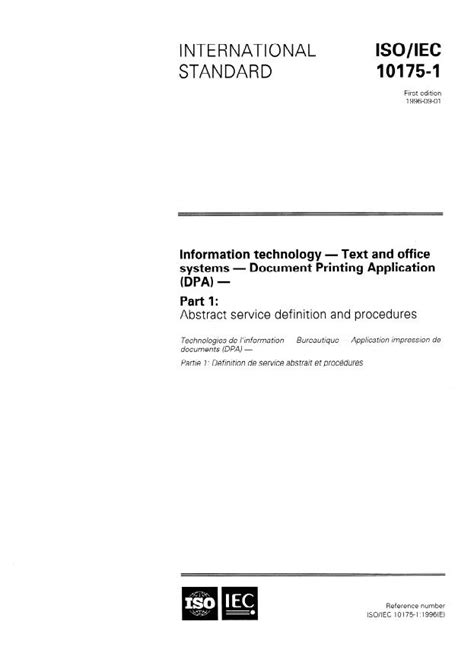 ISO IEC Information Technology Text And Office Systems