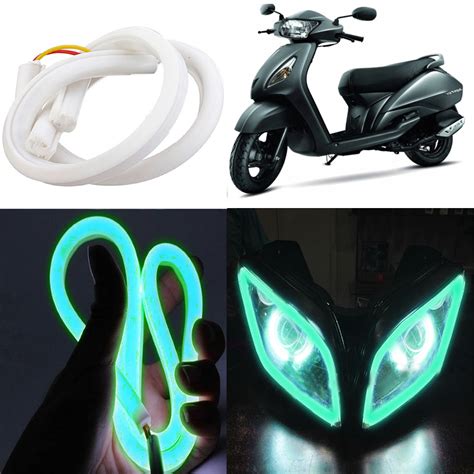 Buy Capeshoppers Flexible 30cm Audi Neon Led Tube For Tvs Jupiter Scooty Green Online ₹468