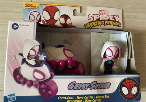 Spidey And His Amazing Friends Ghost Spider Copter Cycle 3 New £1348 Picclick Uk