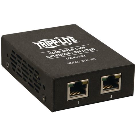 Tripp Lite 2 Port Hdmi Over Cat 5 Extendersplitter B126 002 The Home