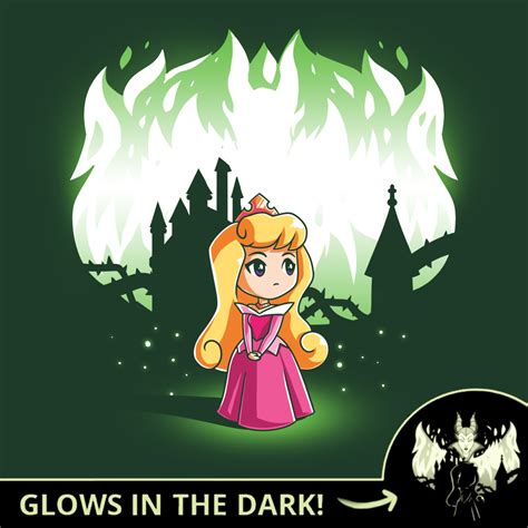 Aurora And Maleficent Glow Official Disney Tee Teeturtle