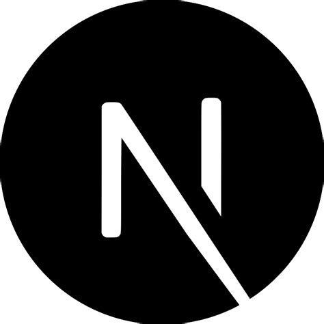 Nextjs Icon Vector SVG Icon SVG Repo