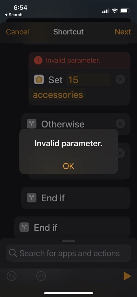 Invalid Parameter Error Trying To Turn Off Some Hue Lights What Does