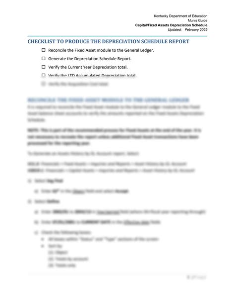 SOLUTION Fixed Assets Depreciation Schedule Studypool