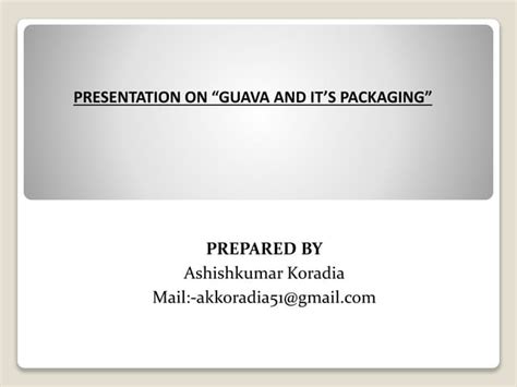 Guava Ppt