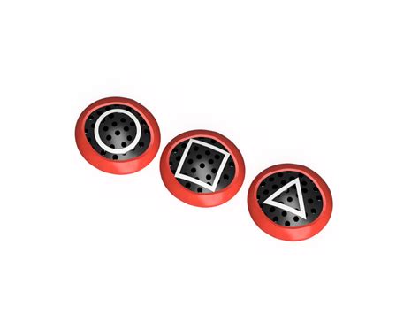 Squid Game Buttons Od Autora 3dp Mamsih Stáhněte Si Zdarma Stl