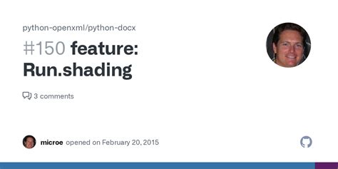 Feature Runshading · Issue 150 · Python Openxmlpython Docx · Github