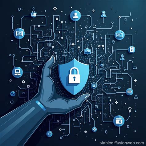 Cyber Security Banner Stable Diffusion Online
