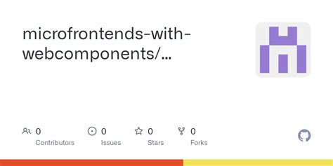 Github Microfrontends With Webcomponents Reatividade Container App