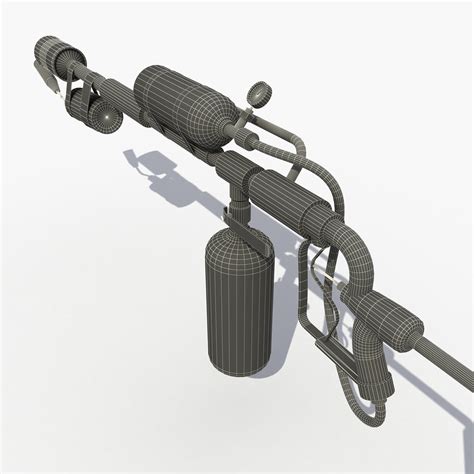 3d Flamethrower Modeled Games Model