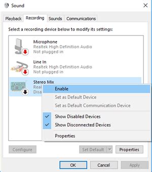 How To Enable Stereo Mix In Windows 10 Dexster Audio Editor