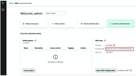 Configuring Sts For Data Fabric
