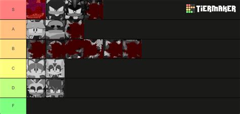 Sonic Exe The Disaster Tierlist Tier List Community Rankings Tiermaker