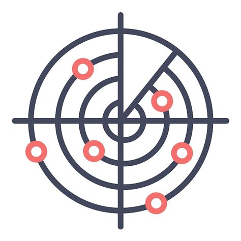 Premium Vector Radar Vector Illustration Style