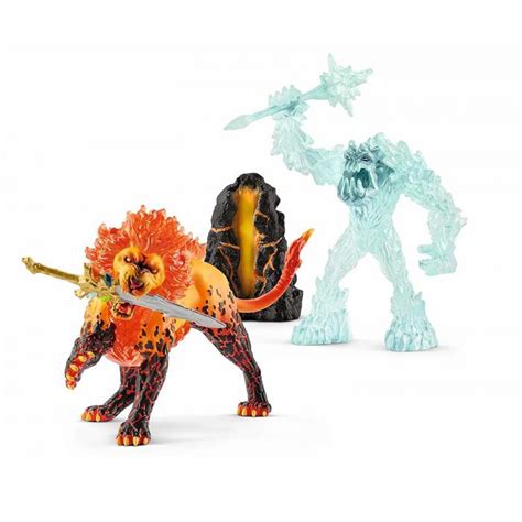 Schleich 42455 Secret Lava Temple With Super Weapon Eldrador Creatures