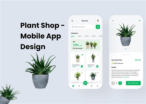Plant Shop Mobile App Design Behance