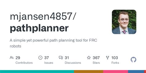 GitHub Mjansen Pathplanner A Simple Yet Powerful Path Planning Tool For FRC Robots