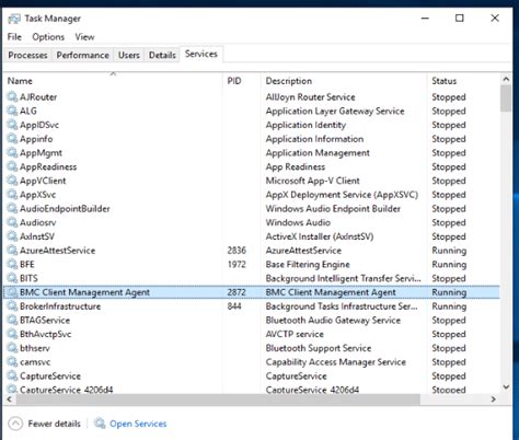 Client Management How To Stop Bmc Client Management Service If It Is Locked Knowledge