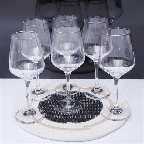 Elegant Crystal Wine Glasses Set Blluex