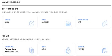 프로그래머스 코딩전문역량인증pccp 시험 후기230319